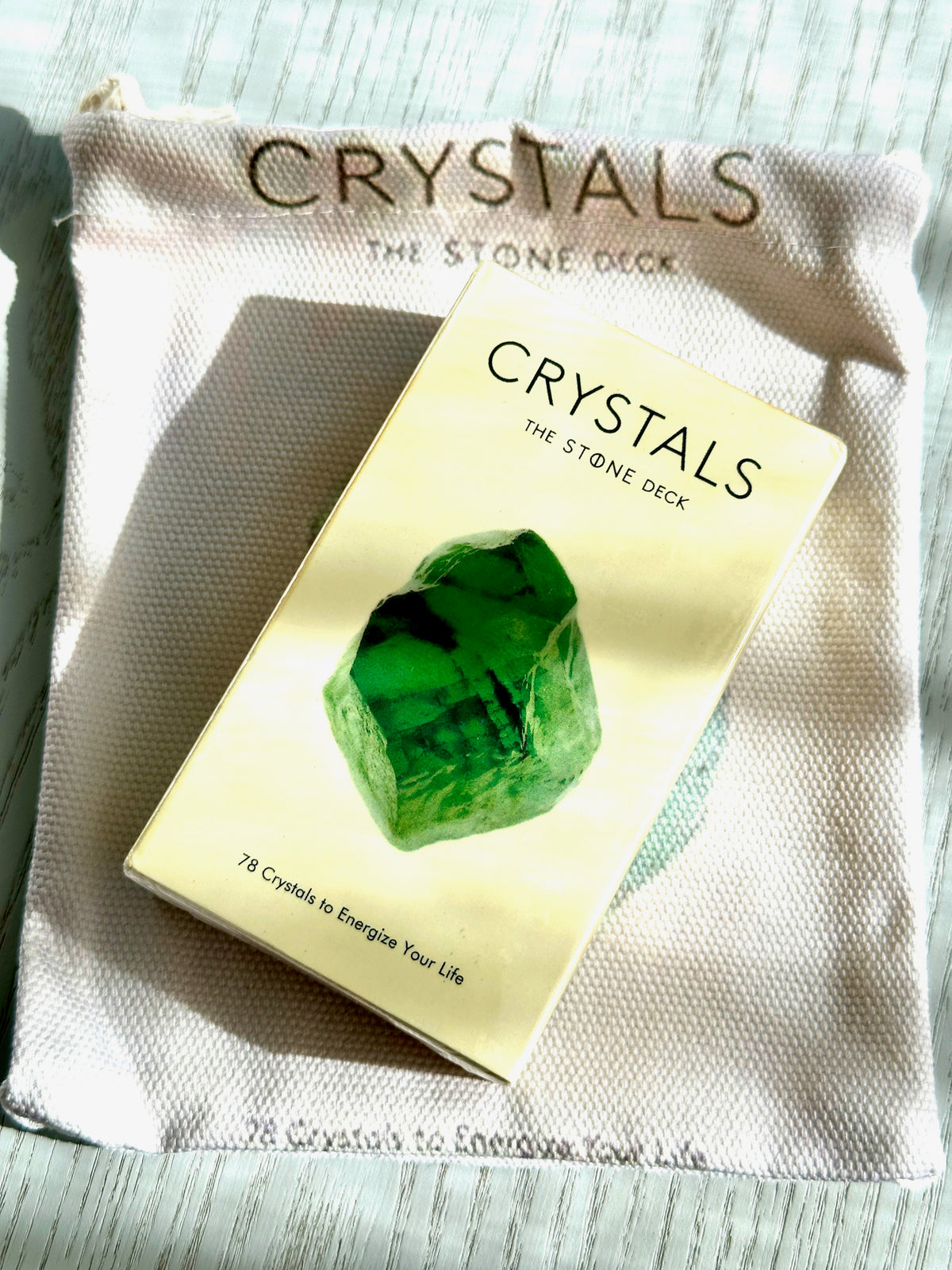 Crystals - The Stone Deck Oracle Cards with bag — Crystal Sanctuary ...