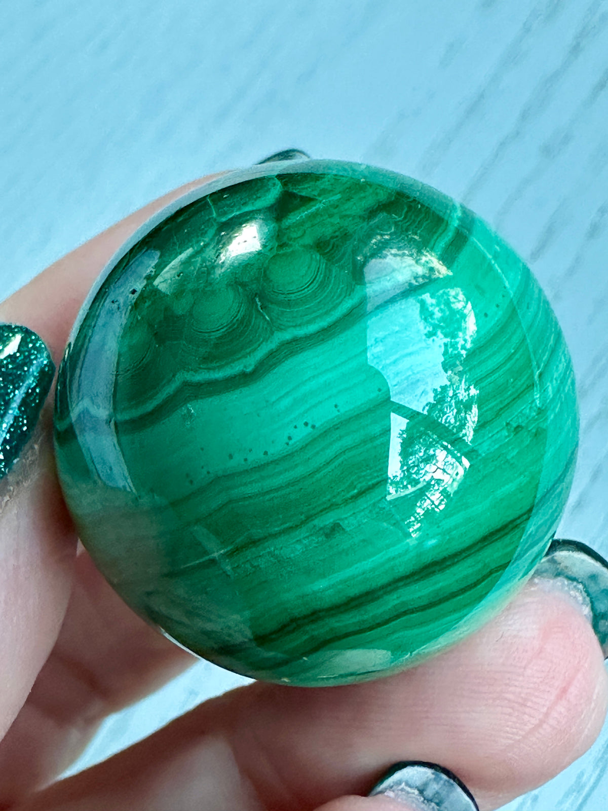 Malachite Sphere - 3cm - 60gm — Crystal Sanctuary Australia