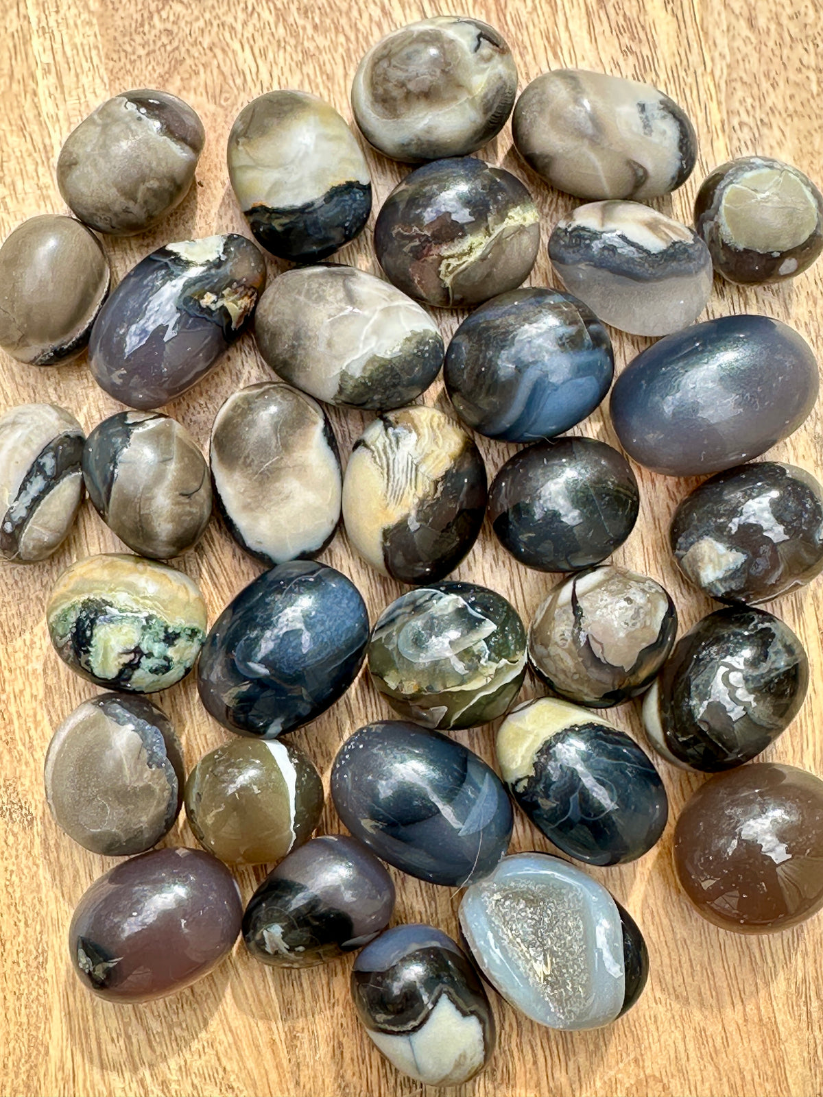 Volcano Agate Tumbled Stone — Crystal Sanctuary Australia