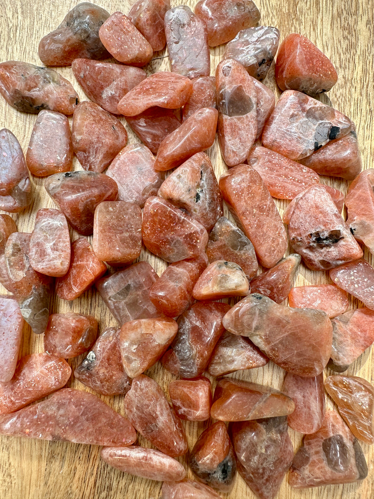 Golden Sunstone/Smoky Quartz Freeform Specimens (4 pieces) — Crystal ...