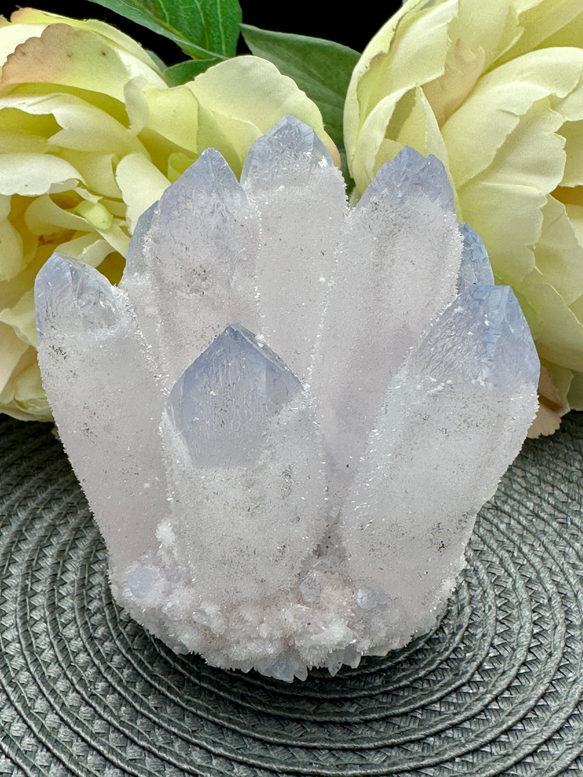 Lilac Quartz Seed Cluster #1 — Crystal Sanctuary Australia