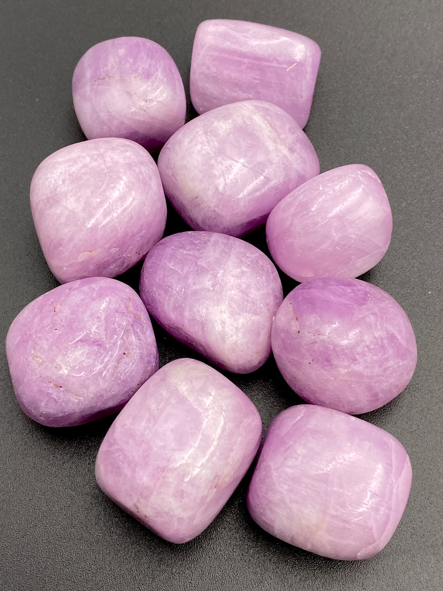 Kunzite Tumbled Stone - Two Sizes – Crystal Sanctuary Australia